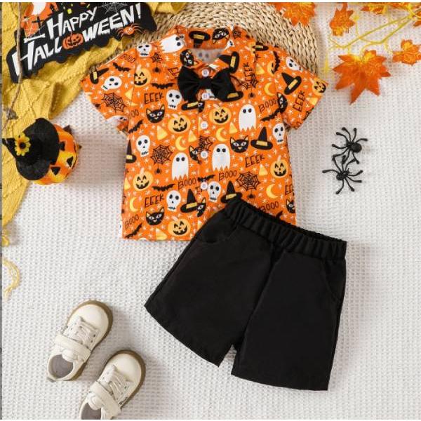 お取り寄せ商品【半袖シャツ+半パンツ】ベビー きぐるみ パジャマ キッズ ロンパース 男の子 女の子 防寒 部屋着 ハロウイン変身 幼稚園 パーティーハロウィン時期に、赤ちゃんの仮装用サロペットです♪この一枚があれば、きっと色々なシーンで活...