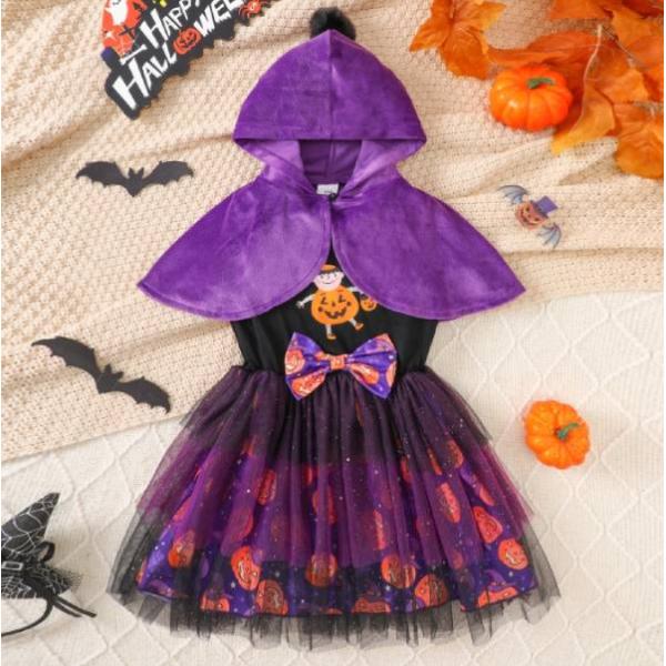 お取り寄せ商品【マント+ワンピース】ベビー きぐるみ パジャマ キッズ ロンパース 男の子 女の子 防寒 部屋着 ハロウイン変身 幼稚園 パーティーハロウィン時期に、赤ちゃんの仮装用サロペットです♪この一枚があれば、きっと色々なシーンで活躍...