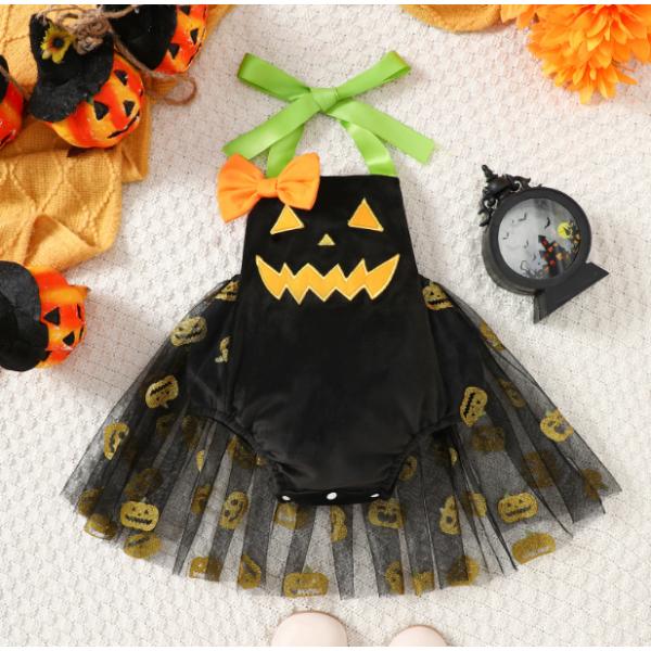 お取り寄せ商品【ドレス】ベビー きぐるみ パジャマ キッズ ロンパース 男の子 女の子 防寒 部屋着 ハロウイン変身 幼稚園 パーティーハロウィン時期に、赤ちゃんの仮装用サロペットです♪この一枚があれば、きっと色々なシーンで活躍してくれる！...