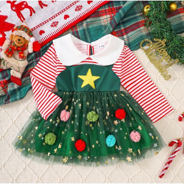 お取り寄せ商品【ワンピース】ベビー きぐるみ パジャマ キッズ ロンパース 女の子 防寒 部屋着 クリスマス　サンダー衣装 幼稚園 パーティークリスマスイブ トナカイ鹿 冬 雪だるま サンタクロース クリスマスツリー リース ろうそく 鈴 ...