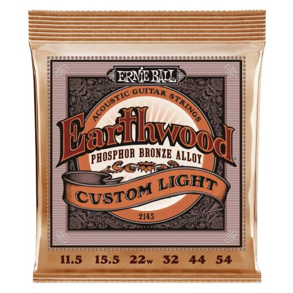 Ernie Ball Earthwood Phosphor Bronze アコースティックギター弦は、真鍮メッキされた六角形のスチール芯線に、銅92％、スズ7.7％、リン0.5％のワイヤーを巻きつけて作られています。フォスファーブロンズは、...