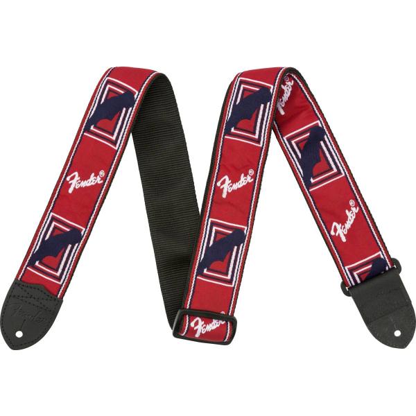 【国内正規品】Fender Monogrammed Strap Red/White/Blue 2"フェンダー モノグラム ストラップ レッド/ホワイト/ブルー 2"フェンダーストラップで一番人気のモノグラムストラップシリーズ。超快適なフィッ...