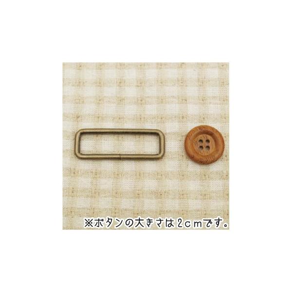 角カン 40mm巾  ＭＫ439 ＧＢ：アンティークゴールド