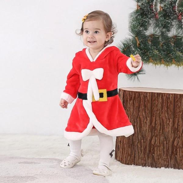 クリスマス サンタ ベビー服 サンタ キッズ 赤ちゃん 子供用 コスプレ 衣装 サンタクロース 子供 サンタ服 女の子 コスチューム サンタワンピース 演出 イベント パーティー プレゼント品 番kami01サイズ70 80 90 95カラ...