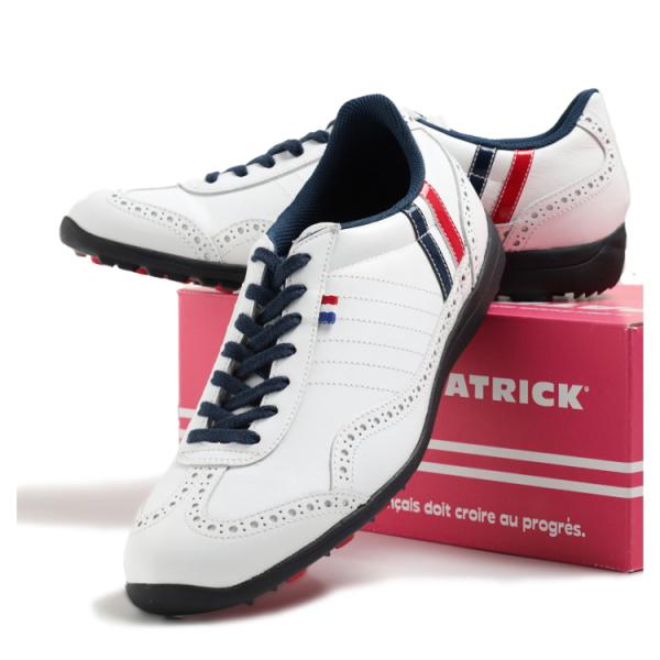 【商品情報】洗練されたデザインにメダリオンの装飾が入ったゴルフシューズです。本体に使用したステアレザーは摩耗性・耐久性に優れた強化加工を施しております。アウトソールは、グリップ力に優れた合成ゴムを使用しています。お洒落と実用性を兼ね備えたG...