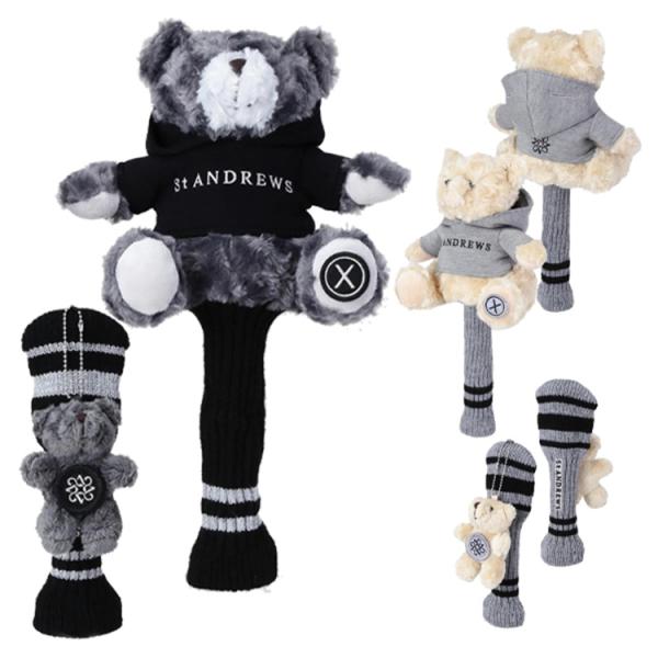 【商品情報】キャディバッグの中で存在感を放つ、ヘッドカバーセットふわふわの手触りがより可愛らしさを増す、クッション性がよくソフトタッチな素材を使用。優しくしっかり包み込む構造で、移動による外からの衝撃やキズからしっかり保護してくれます。ご自...