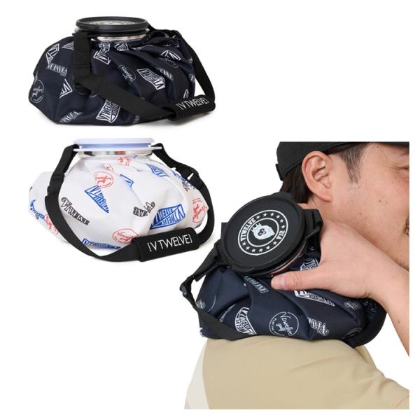 【商品情報】サマーゴルフに欠かせない氷嚢。さまざまなロゴを散りばめたデザインがポップな印象。ハンドル付きで取り回しも楽ちん仕様。開口部が大きく氷を入れやすい設計で、携帯性にも優れ、プレー中の熱中症対策に役立ちます。商品名MULTI LOGO...