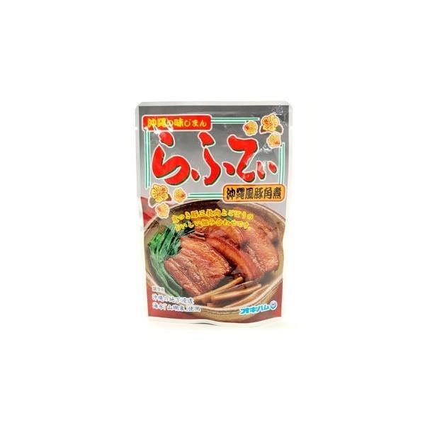 豚ばら肉とゴボウを沖縄風味付けで煮込みにしました。コラーゲンを含んだ皮つきの豚ばら肉と、繊維質の高いゴボウは、健康バランスに優れています。らふてぃは、沖縄を代表する豚肉料理です。柔らかく煮こんだ豚三枚肉に、ゴボウの風味がよく合い、おかずの一...