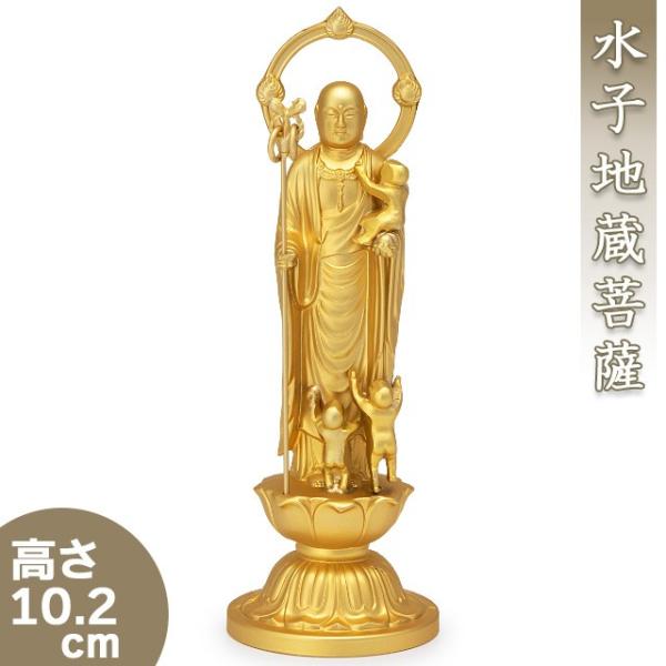 寸法：高さ10.2cm×巾3.5cm×奥行3.5cm材質：合金製金メッキ仕上げ備考：仏師 牧田秀雲 作生産地：富山県高岡製