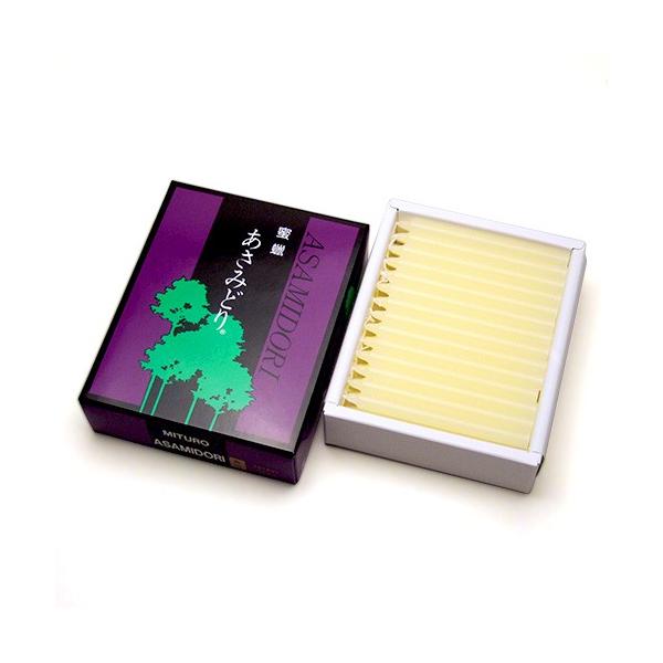 寸法：長さ10cm×径0.9cm箱寸法：縦15cm×横12cm×高さ4cm燃焼時間：約95分本数：56本入り蜜蝋入りローソクです。