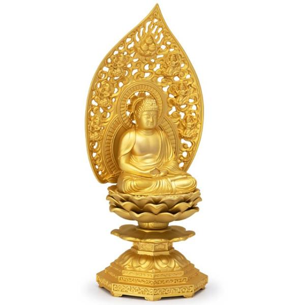 釈迦如来(曹洞宗・臨済宗) 合金製 小 :hnz01-01:仏壇・仏具販売-仏壇屋 滝田商店 - 通販 - Yahoo!ショッピング