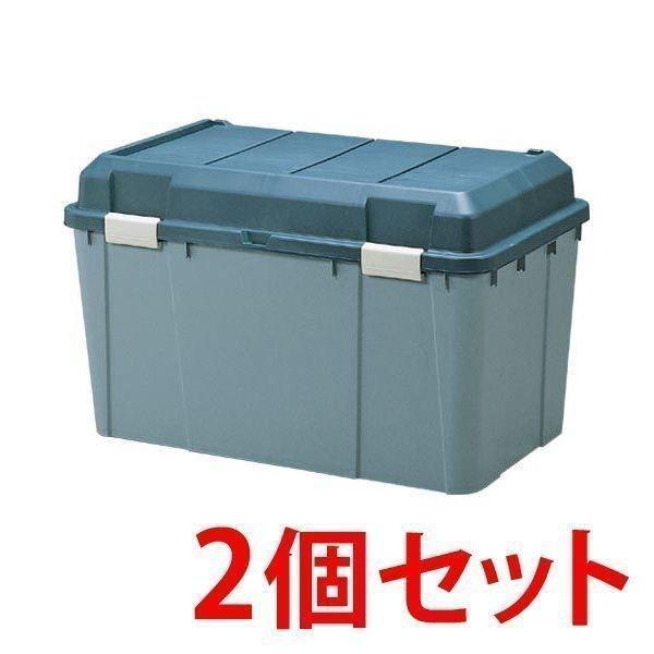 ■お得な2個セット■ベランダや軒下での多目的収納に便利なストッカーです。灯油ポリタンク（一般的なサイズ）18Lなら4本、20Lなら写真のように3本収納できるワイドサイズです。（写真のポリタンクはついておりません。）ガーデニングされた庭やベラ...