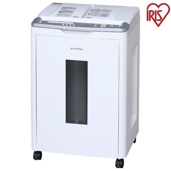 一度にA4コピー用紙320枚セット可能なオートフィードシュレッダーです。A4コピー用紙320枚を約17分で自動細断。ダストボックスは大容量53L。暗証ロック機能付。くずならしアーム機能付。●商品サイズ（cm）幅約47×奥行約38×高さ約72...