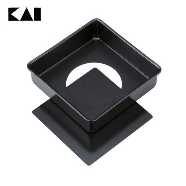 ●商品サイズ（cm）：約19.2×約19.2×約4.7●重量：約445g●材質：鉄(シリコーンポリエステル樹脂焼付塗装)（検索用：手作りお菓子 型 4901601298543）