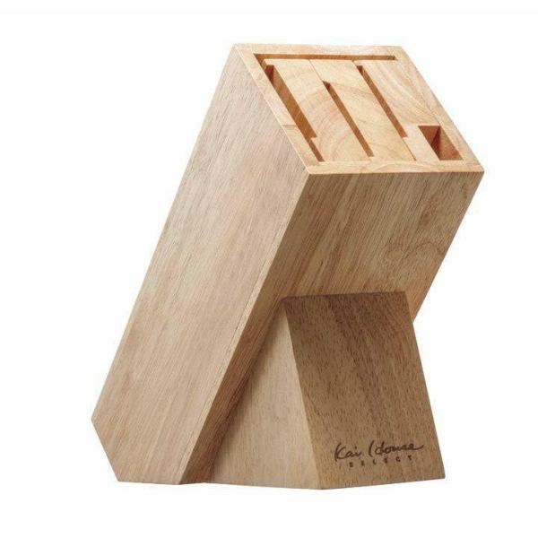 包丁3本とキッチンはさみが収納できる木製ナイフブロックです。●商品サイズ(cm)幅約8.7×奥行約23.1×高さ約19.5●商品重量約1.115kg●材質天然木(クリア塗装)（検索用：包丁立て ナイフ立て おしゃれ 調理器具 キッチン用品 ...