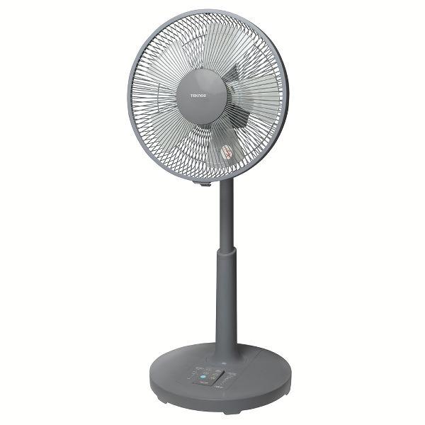 （検索用：扇風機 風量6段階 季節家電 首振り DCモーター 7.5時間タイマー リズム風、おやすみ風 収納式リモコン リビング扇風機 5枚羽根 4955014044204）