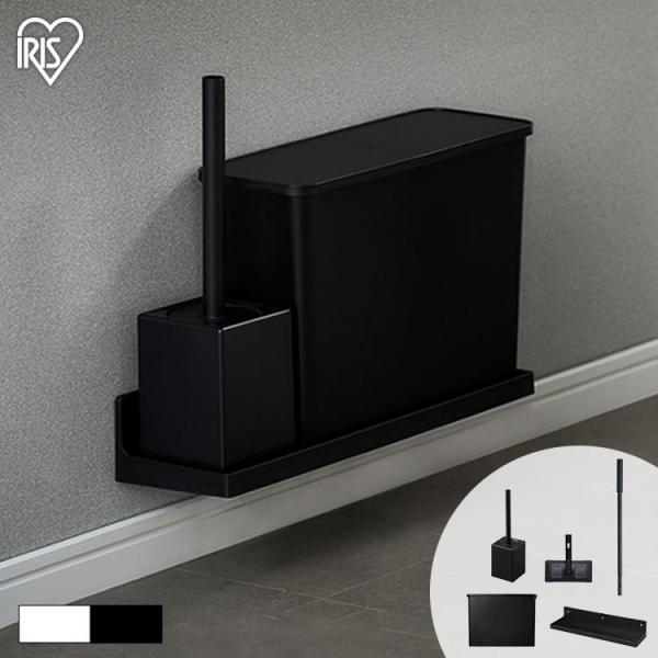 ＼浮かせて解決！／トイレ掃除5点セット。浮かせる収納増えてます。壁掛けで場所を取らず、見た目もすっきり美しい。お掃除タイムをもっとラクに、ずっと楽しく。●商品内容トレー(石膏ボードピン×3)、収納ボックス(フタつき)、トイレブラシ、ミニワイ...