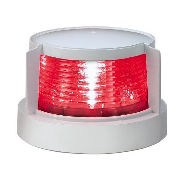 【新基準適合品ＬＥＤ船灯】■全長20m未満の小型船舶用■第2種舷灯（紅）　型式承認番号第5180号■高光束LEDと専用設計光学レンズ採用で遠方からの被視認性を向上■取付ピッチは従来品と同一でアタッチメントによる簡単取付■高効率・長寿命LED...