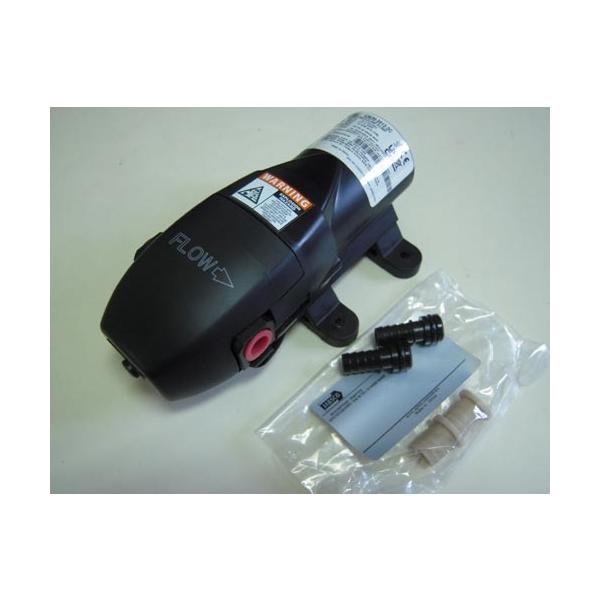 JABSCO（ＩＴＴ）社製　■ギャレーやシャワーなどに利用できます。■蛇口を閉めた時、圧力を感じると自動的にとまるポンプです。■軽量小型のポンプ。■流量：3.8Ｌ／分■自吸：１．２ｍ　最大圧力：2.4ｋｇ/ｃｍ3　■空運転可■圧力スイッチ付...