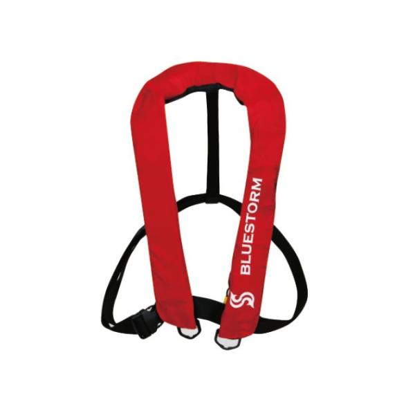 ■フィット感が向上した軽い着心地のライフジャケット、海の安全定番手動膨張タイプです。■小型船舶用救命胴衣　タイプ:A■国土交通省承認番号　第4747号■膨張式浮力：10．4kg ■ウエスト適応サイズ：70〜100cm未満■ボンベ1本標準装備...