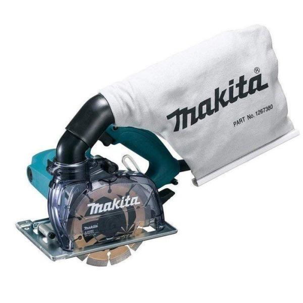 マキタ 125mm 防じんカッタ 4100KBSP ダイヤモンドホイール別売※ダイヤモンドホイール別売●パワフル切断！／直角切断専用●刃物寸法：外径125mm/内径20mm●最大切込み深さ：90°時-40mm●回転数：12200[回転/分]...