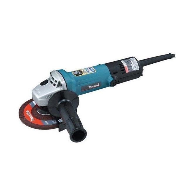 マキタ ディスクグラインダ 9535B 125mm 低速高トルク 二重絶縁【研削砥石寸法】外径125mm／厚6mm(取付可能砥石厚さ3〜6)／内径22mm【回転数】9000min-1【電源/電流/消費電力】 単相100V /7.4A/720...