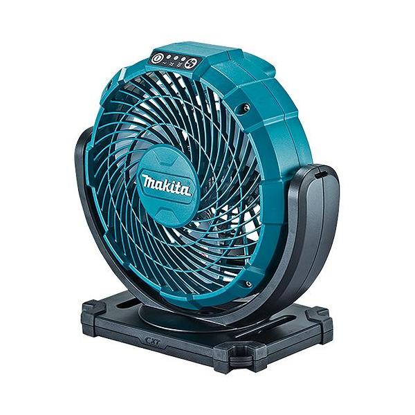 マキタ 10.8V 充電式ファン CF100DZ ACアダプタ付●バッテリ・充電器別売●小型・軽量ボディで様々な場所への設置が容易！●可動式フック付でパイプや足場、車内等に引っ掛け可能●風向角度調整可能(手動)●キャリングハンドル付●ACア...