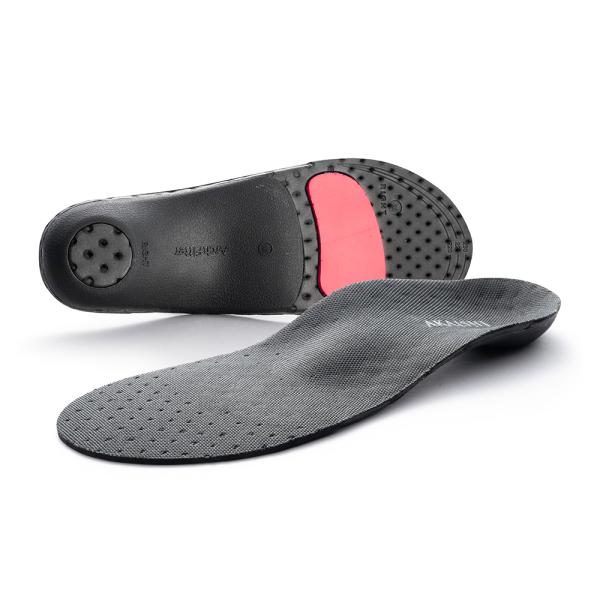 ◎土踏まずの悩みを解決するインソール土踏まずが下がると、さまざまなお悩みが発生します。AKAISHIインソールの人工アーチは、体重がかかってもつぶれること無く土踏まずを支えることができます。◎指の付け根のお悩みをクッションが緩和指の付け根は...