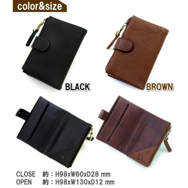 ちょっとコンビニちょっと駅前のレンタルDVD天気がいいからちょっと散歩・・・日常の“ちょっとそこまで”にピッタリな財布が出来ました。上質なレザーを使って見た目も　うん、カッコイイ！！お札を三つ折りにして収納する事でコンパクトさを実現。・サイ...