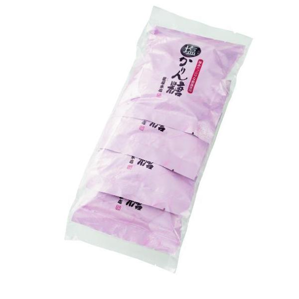 柔らかな塩味が特徴のモンゴル産岩塩を使用。三温糖の甘さとこくの引き立つ、さっぱり塩味かりん糖です。・内容：70g入り塩かりん糖　4袋原材料名小麦粉(国内製造)、砂糖、植物油脂、水飴、食塩、脱脂粉乳、ショートニング、ぶどう糖、イースト、(一部...