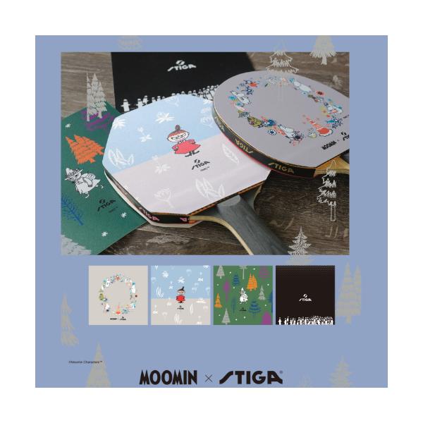 【発売日：2025年08月29日】ラバーの埃や汚れを防止。劣化を食い止め長持ちさせるラバー保護シートSTIGA ラバー吸着シート【ムーミンシリーズ】