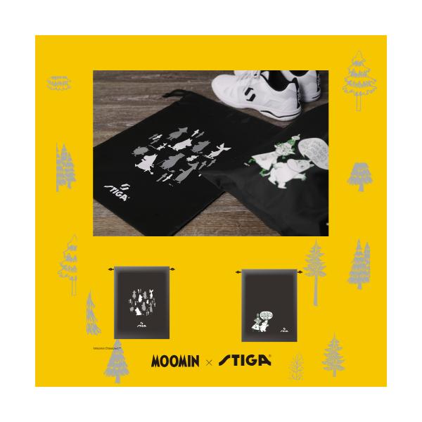 【発売日：2025年08月29日】シューズや着替え、タオルがたっぷり入るゆったり32×42.5cmサイズSTIGA マルチバッグ【ムーミンシリーズ】製品サイズ横32ｃｍ×縦42.5ｃｍ