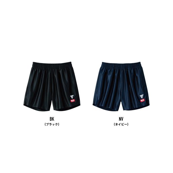 製造国 タイ<br>素材 ポリエステル100％（サテントリコット）<br>特長 JTTA公認, ポケット付, 光沢, 吸汗速乾, 男女兼用<br><br>ティカロパンツで使用の光沢感のある素材...
