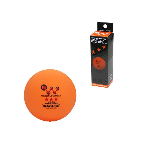 一球120円の価格を実現した、日本卓球協会の公認球です。しっかりとした弾みの高品質ラージボール1球あたり(￥120+税)材質:ABS生産国:中国JTTA(日本卓球協会)公認球