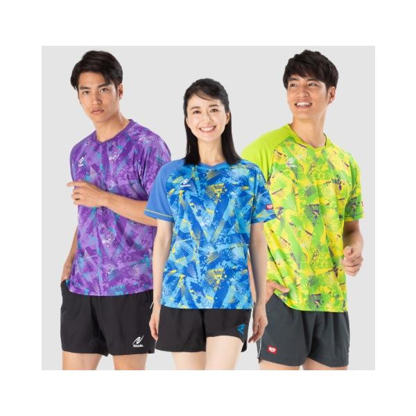 【発売日：2026年03月01日】弾けるスプラッシュ柄は、着るだけでワクワク感アップ！明るいカラーで、大きな会場にいてもよく目立ちます。コスパも良く、J130から2XOの10サイズ展開(一部カラー)なので、チームで揃えやすい！ラウンドタイプ...