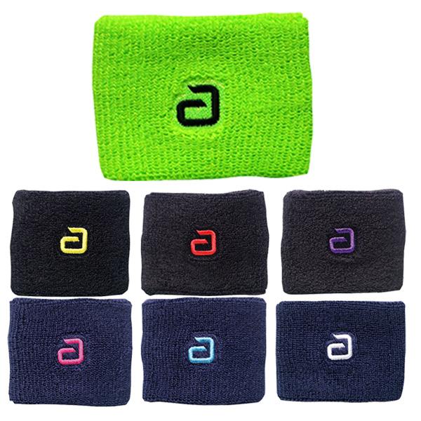 吸水性に優れカラーバリエーションも豊富なリストバンド●カラー：ブラック×イエロー、ブラック×レッド、ブラック×パープル、ネイビー×ピンク、ネイビー×ブルー、ネイビー×ホワイト、ネオンイエロー×ブラック●サイズ：6×8cm（フリーサイズ）●素...