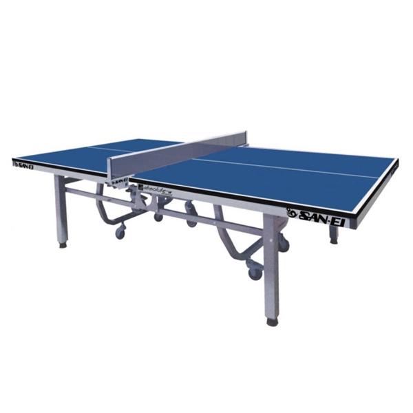 ■カラー：　ブルー■サイズ ： L2740×W1525×H760mm (国際規格サイズ)■天板：パーティクルコア特殊表面仕上25mm■重量：約143kg■ふち厚：50mm■脚：粉体塗装　内脚 40×外脚 60mm■キャスター：100・125...