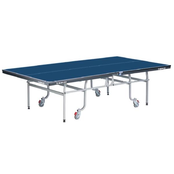 ■カラー：天板/ブルー■サイズ：全長：2740×幅：1525×高さ：760mm（国際規格）■天板：メラミン化粧張パーティクルボード特殊シルクスクリーン仕上げ■厚さ：22mm■枠付：40mm■脚部：粉体塗装仕上げ(アジャスター付)■脚(角パイ...