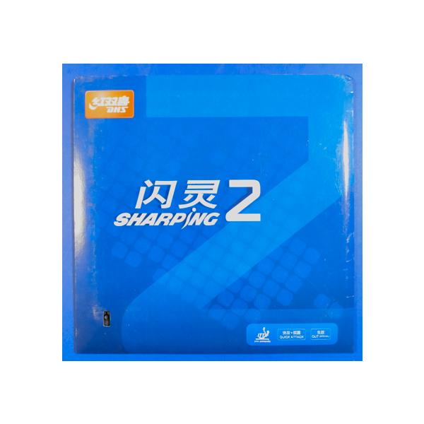 メーカー：紅双喜商品名：閃霊2-センレイ　表ソフトラバー色：黒厚さ：2.0mm