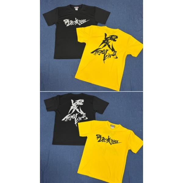 Vic虎ryaTigerKingドライTシャツ　3L・4L・5Lサイズフロントデザインは「Vic虎rya」バックは、ユニフォームカスタムで人気の「虎軍ロゴxTigerKing」の組み合わせ虎軍カスタムユニフォームとの相性が抜群です＊カラー：...