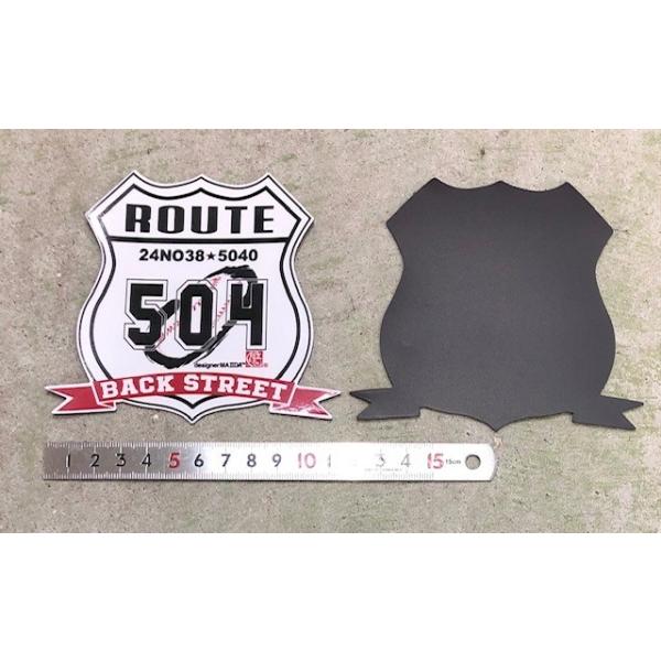 ROUTE504◯マグネットステッカー504◯と書いて甲子園と読む！全ての道は504◯へと繋がる！野球好き、甲子園好きの皆様専用のマグネットステッカーです。マグネット仕様なので、自由に取り外し可能です。サイズ：縦10.5cmｘ横11.5cm...