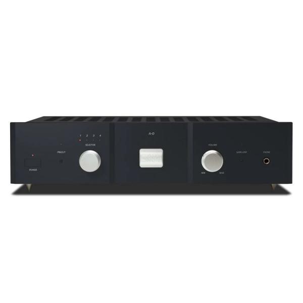 ディスクリート完全無帰還回路を全面採用。パワーアンプにセレクターとボリュームを付けただけの非常にシンプルな構成は、A-3などのフラッグシップ機と全く同じです。