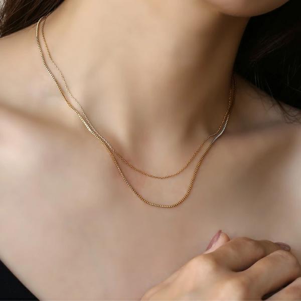 商品番号  w1s45-az0843f-ypg素材  ステンレス316L（プレートに刻印）カラー  ゴールド色（IPメッキ）ピンクゴールド色（IPメッキ）サイズ(約)あずき 0.8mm  長さ43cm/重さ1.2g/外径0.8mm/線形0....