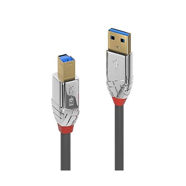 【ご購入後の当店からの連絡はご登録のメールアドレスに通知いたします。必ずご確認ください】USB 3.0/3.1ケーブルTypeA/Bクロモライン2m