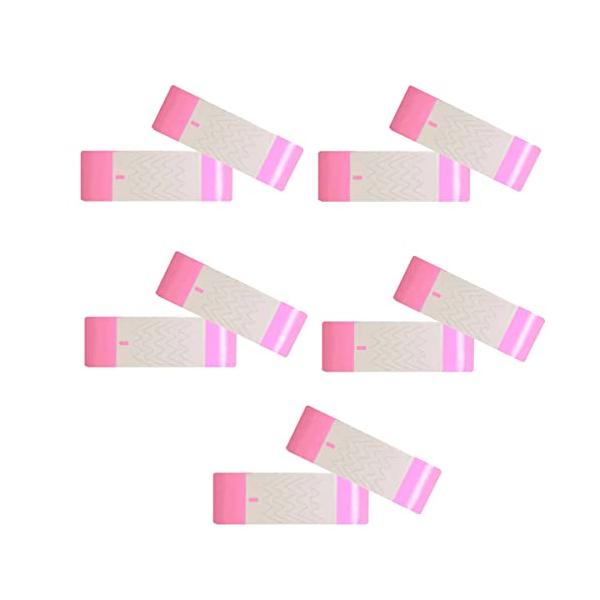 【ご購入後の当店からの連絡はご登録のメールアドレスに通知いたします。必ずご確認ください】使い捨て リストバンド ピンク1000枚セット：イベント、ライブ、コンサート、フェスなど様々なイベントの会場で入場管理や再入場管理、参加証として活用でき...