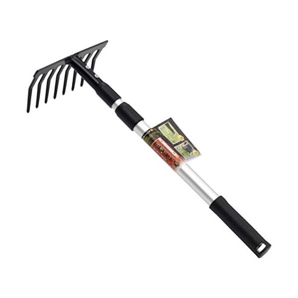 【ご購入後の当店からの連絡はご登録のメールアドレスに通知いたします。必ずご確認ください】持ち運びに便利な3段伸縮式!!立って・座っての様々な作業に最適!!最短/約500mmから、最長/約1050mmまで伸縮可能!!軽いアルミ製!!柄材質;ア...