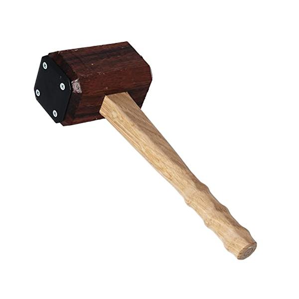 【ご購入後の当店からの連絡はご登録のメールアドレスに通知いたします。必ずご確認ください】頭部径:75mm柄の長さ:320mm頭:鉄プレート頭:紅樫柄:ナラ