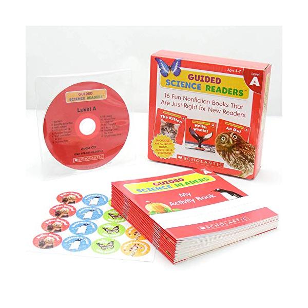 【ご購入後の当店からの連絡はご登録のメールアドレスに通知いたします。必ずご確認ください】パッケージサイズ : 約 横 14.8cm x 縦 14.8cm x 高さ 3.6cm本16冊+アクティビティブック1冊 (シール付き) +CD1枚のセ...