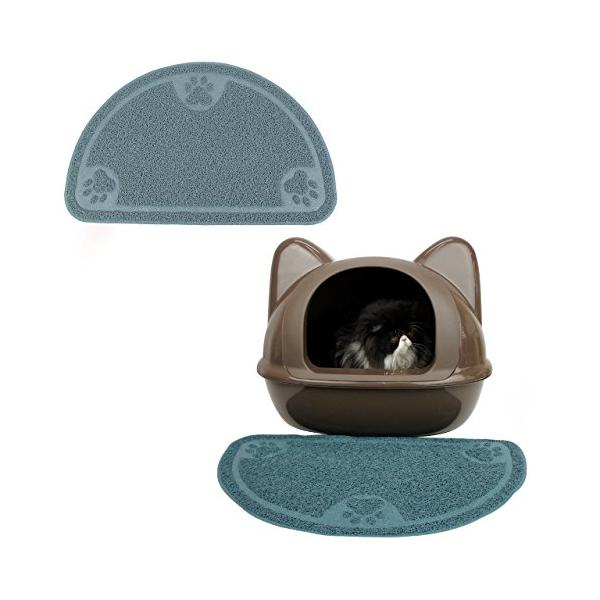 【ご購入後の当店からの連絡はご登録のメールアドレスに通知いたします。必ずご確認ください】【商品概要】猫ちゃんが足の裏に付着している猫砂を取るためのマットです。細かい砂は、とっても便利だけどよく飛び散ってしまいますよね。トイレの出入り口にセッ...