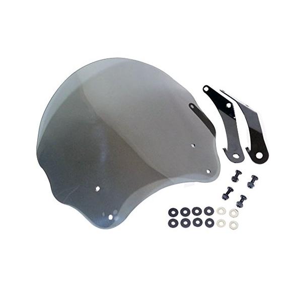 【商品概要】【商品説明】「車体のイメージを変えず、ビキニカウルのような風防効果が欲しい」そんなユーザーの声を反映して開発されたメーターバイザーです。WS-01Mに比べて、横幅で70mm縦幅で30mm大きくなっています。数値にすればわずかな差...